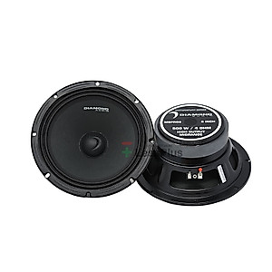 Diamond Audio High Output 8 Pro Speakers, 8 Inch Midrange Speakers, Motorcycle Speakers, Car Audio Speakers, 8 Inch Speakers