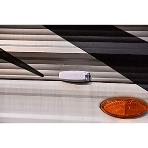 RVGUARD RV Door Holder, 12Pcs White Camper Door Holder, Keep The Baggage Door Open, for RV, Trailer, Camper Vans