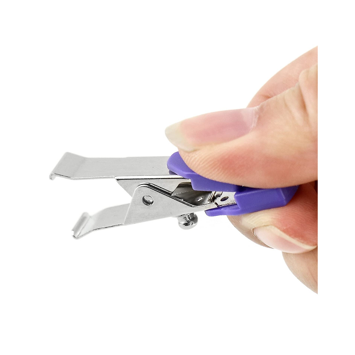 QWORK Veterinary Electrode Clip, 5 Pack Universal Accurate EKG/ECG Limb Clip Multi-Function Clamp Adapters for Electrode Resting Tabs, Snap Pinch Needle Banana