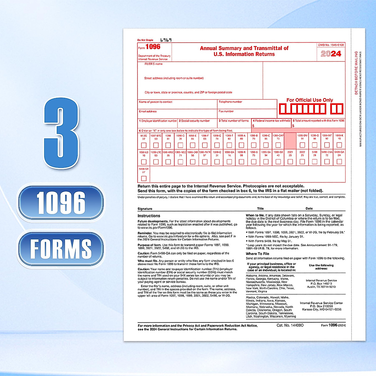 1099 MISC Forms 2022, 4 Part Tax Forms Kit, 25 Vendor Kit of Laser Forms Designed for QuickBooks and Accounting Software
