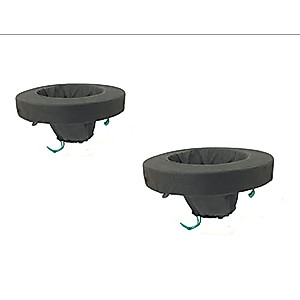 PondH2o 14" Round Floating Aquatic Water Garden Pond Planter Baskets, Floatable Aquatic Plant Flower Islands for Ponds and Water Features | Value 2 Pack