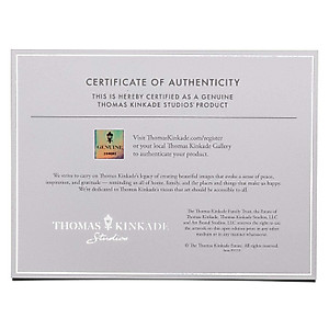 Thomas Kinkade Studios Disney Mickey and Minnie in the Alps 14" x 14" Gallery Wrapped Canvas