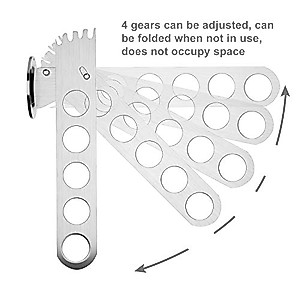 1 PCS Folding Wall Mounted Clothes Hanger Rack, Wall Clothes Hanger Retractable, Outdoor Indoor Swing Arm Laundry Hanger Dryer Rack Heavy Duty Coat Hook Clothing Hanging System Garment Rack, 8 Holes