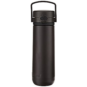 ALTA SERIES BY THERMOS Stainless Steel Direct Drink Bottle, 16 Ounce, Espresso Black