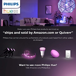 Philips Hue White Ambiance LED Smart Retrofit 5/6-inch Recessed Downlight, Bluetooth & Zigbee Compatible, Warm-to-Cool White Light (Hue Hub Optional), 1-Pack