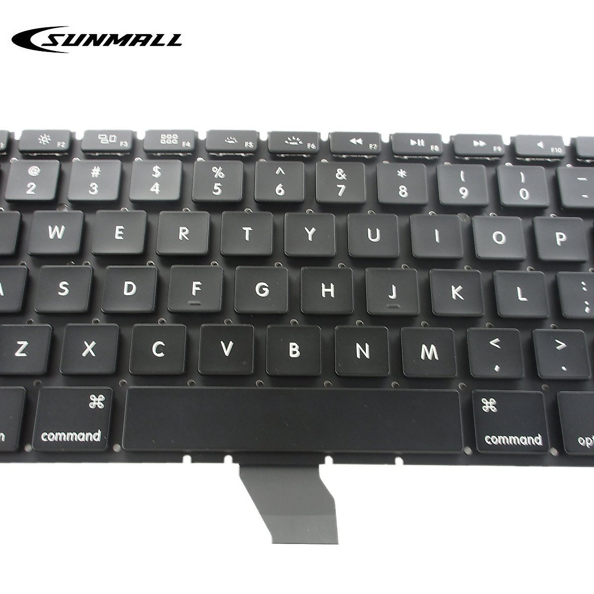 SUNMALL A1466 Keyboard Keyboard Replacement Compatible with Apple MacBook Air 13" A1369 (2011) A1466 (2012-2015) MJVE2LL/A MD760LL/A MC965LL/A MD231LL/A MJVG2LL/A Series Laptop Keyboard