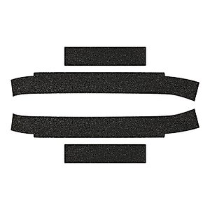 Custom Fit Door Sill Entry Protector Kit for Ford Ranger Super CrewCab, CrewCab - 2019 2020 2021 2022 - Edge Guard Cover Anti Scratch Paint Protection Threshold Scuff Shield (Full Set)
