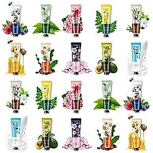 NIYET 20 Pack Hand Cream Gift Set for Dry Cracked Hands & Working Hands, Mini Hand Lotion Travel Size, Scented Hand lotion Moisturizing Hand Care Cream Gift for Women
