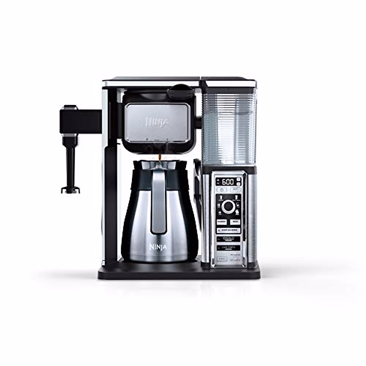 Ninja Coffee Bar Auto-iQ Programmable Coffee Maker with 6 Brew Sizes, 5 Brew Options, Milk Frother, Removable Water Reservoir, Stainless Carafe (CF097)