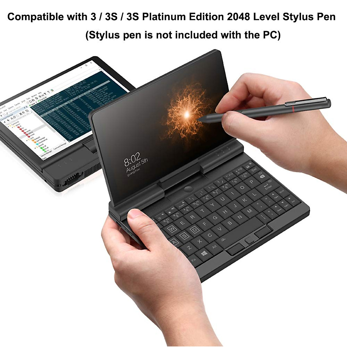 XAMMUE One Netbook A1 PRO Engineer PC [CPU 11th Gen Core I5-1130G7] Micro PC- 7 Inches Touch Screen Network Laptop Tablet PC Win 11 OS Pocket Micro PC Computer,16GB RAM (16GB/512GB)