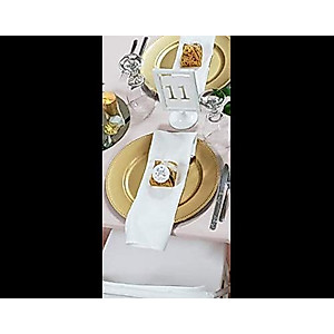 KPOSIYA Pack of 100 Laser Cut Rose Candy Boxes, Favor Boxes 2.5"x 2.5"x 3.1", Gift Boxes for Bridal Shower Anniverary Birthday Party Wedding Favor (100,Gold)