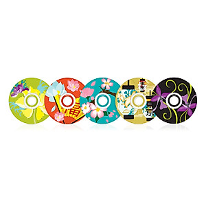 Memorex Designer CD-R Recordable Media, Asian Design, 700MB/80 Minutes, Pack of 10