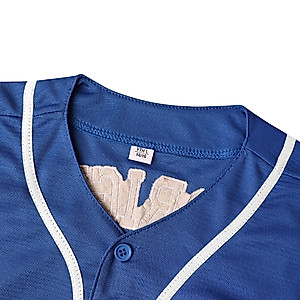 Youth Sandlot Jersey,Benny The Jet Rodriguez Alan Yeah-Yeah McClennan Michael Squints Christmas Jersey for Girl Boys' (Large,Youth 30 Blue)