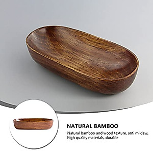 Flatware Tray Wooden Pallet Cake Tray Snack Container Cookie Plate Entryway Bowl Snack Bowl Afternoon Tea Tray Dessert Plate Tableware Tray Paper Cup Light Brown Tableware 1pc