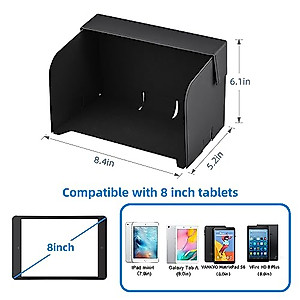 HeiyRC Tablet Sun Hood Sunshade for DJI Mini 2 SE/AIR 3/Mini 3 Pro/Air 2/Air 2S/Mini 2/Mini 3/Mavic 3/Mavic Pro/Spark/Phantom 3 4 Controller Accessories,for 7.9-8inch iPad Mini/Galaxy Tab A/Lenovo