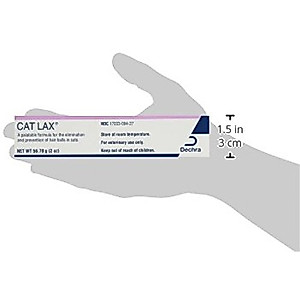 3 Pack Dechra Cat Lax Cat Hairball Remedies, 2-Ounce (Pack of 3)