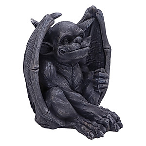 Nemesis Now Victor Dark Black Grotesque Gargoyle Figurine, 13cm