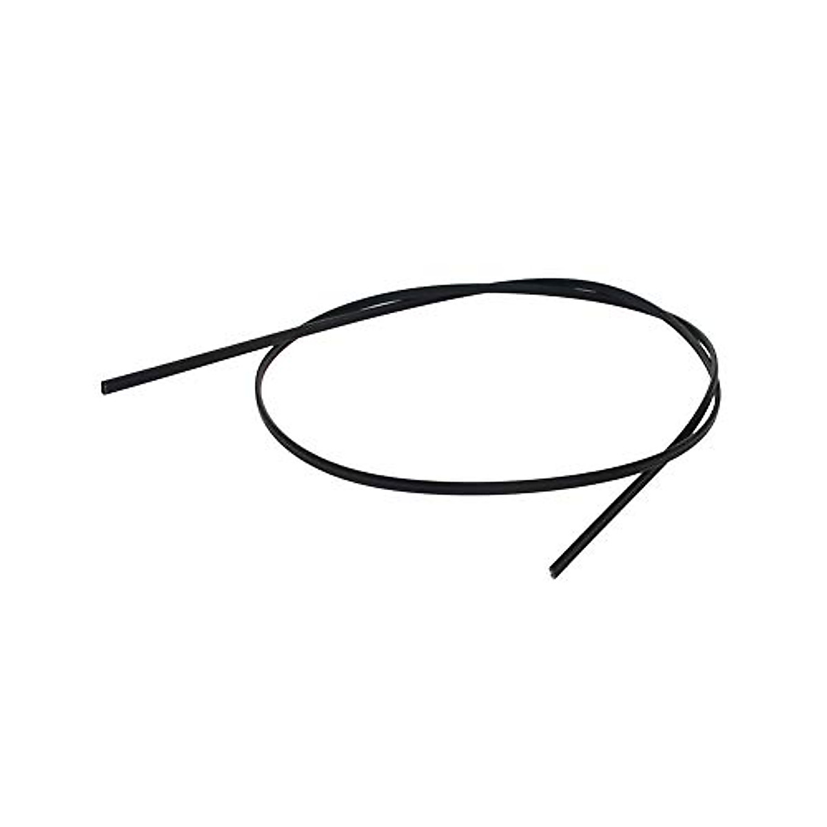 Othmro 1Pcs 3.28ft ABS Plastic Welding Rods, Black 1/5"x1/10" (WxTHK) ABS Plastic Shell Repair Rods Welder Sticks for Daily Plastic Repair, Car bumper Plastic Repair, Hot Air Gun