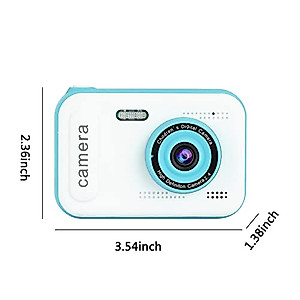 Kids Digital Camera - SLR Camera, High-Definition Front and Rear Dual-Camera, Children's Camera, Can Take Photos and Videos, Listen to Music and Play Small Games, Children's Gift
