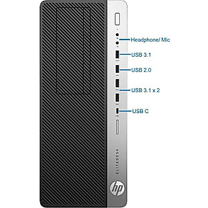 HP EliteDesk 800 G3 Gaming Tower i5-7500 Up to 3.80GHz 16GB RAM New 1TB NVMe SSD NVIDIA GeForce GT 1030 2GB HDMI Built in Wi-Fi & BT Wireless Keyboard & Mouse Windows 10 Pro (Renewed)
