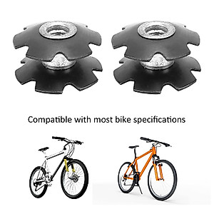 Bicycle Fork Star Nut for 26.3mm Outer Diameter Front Fork Mountain Bicycle Road Bike Hybrid Bike Cycling Accessory,Bike Headset Star Nut, Bike Headset Star Nut, Bicycle Fork Star Nut for 2Star