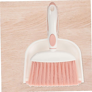 Garneck 1 Set Mini Broom Dustpan Tiny Dustpan Keyboard Broom Cat Litter Cleaning Broom Crevice Brush Detailing Brush Tabletop Small Broom Pets Dustpan Mini Hand Broom Animal Waste Broom Pp
