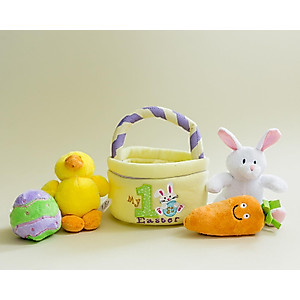Genius Baby Toys My First Easter Basket for Baby ft Bunny Rabbit, Chick, Carrot and Easter Egg