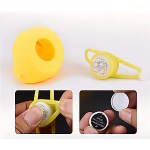 Duck Bike Bell, Rubber Bike Horn, Cute Yellow Duck Bicycle Decorations, Squeeze Duck Bicycle Horns with Propeller Helmet