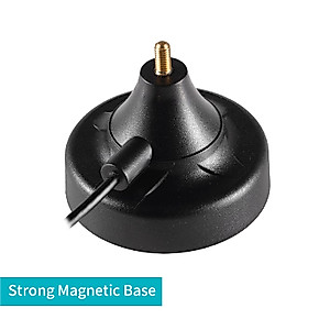 Waterproof Smart Gate Opener Extended Long Range Magnetic Base F Male Connector Receiver Antenna Compatible with Ghost TSS1XP DTP1XP DTP1 DEP2 TDS2 Etc Wireless Gate Opener Signal Booster，Eifagur