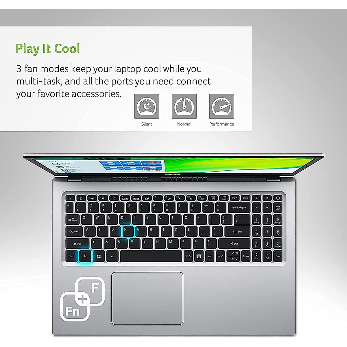 Acer 2023 Newest Aspire 5 15.6" FHD Laptop, Intel Core i3-1115G4 (up to 4.1GHz), 20GB RAM 512GB NVMe SSD, WiFi 6 USB-A&C Webcam HDMI, Windows 10 S