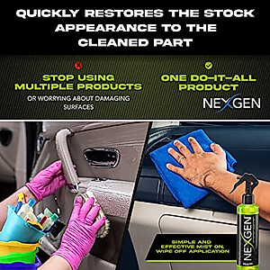 Nexgen Interior Cleaner — All Purpose Cleaner For Car Detailing, Interior Car Cleaner, Car Dashboard Cleaner — Mist On Wipe Off Solution for All Interior Surfaces (16oz)