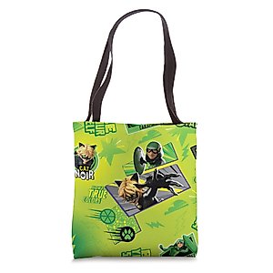 Miraculous Collection Iconic Cat Noir and Carapace Tote Bag