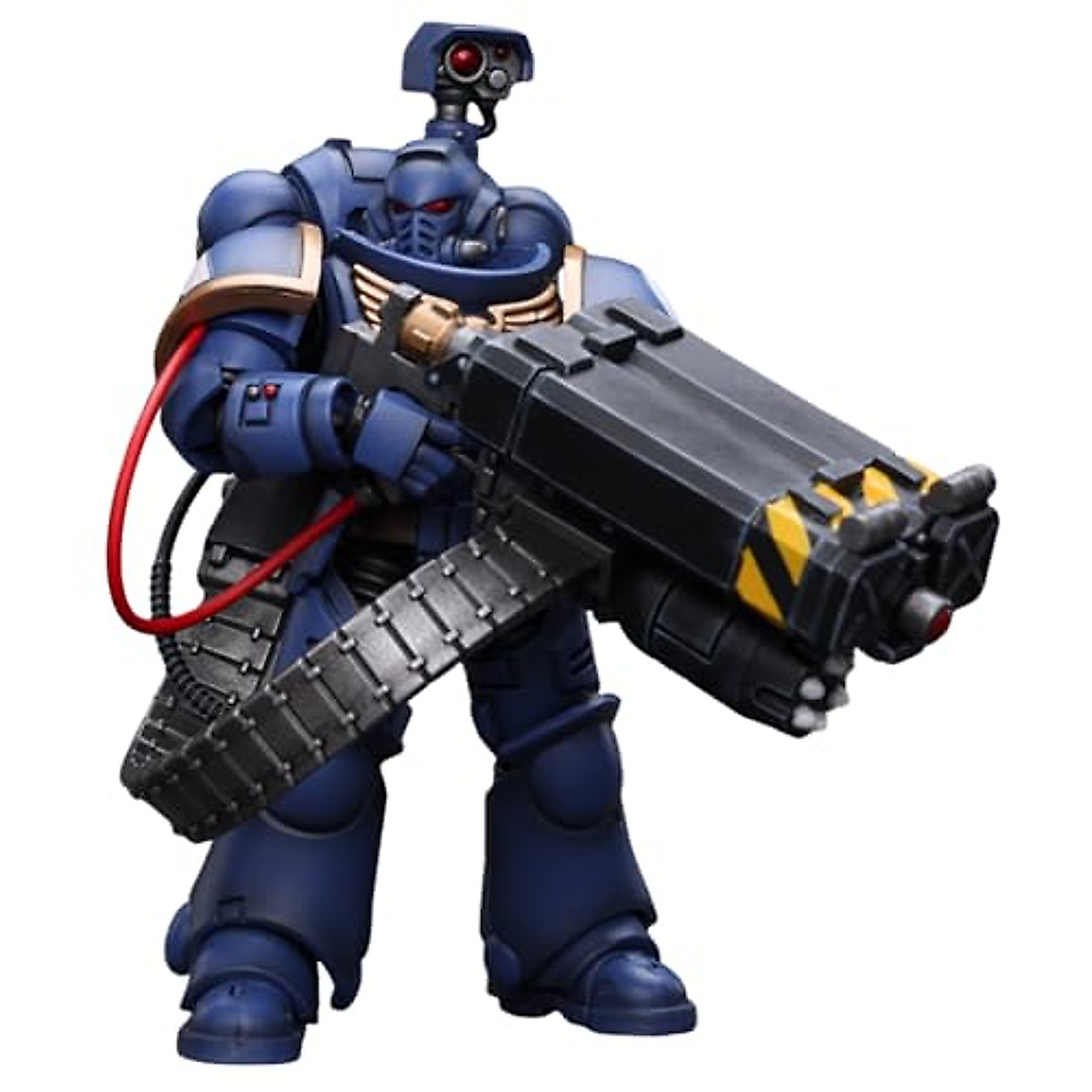 HiPlay JoyToy Warhammer 40K Collectible Figure: Ultramarines Desolation Marine with Castellan Launcher-Superkrak 1:18 Scale Action Figures JT8810 (Castellan Launcher-Superkrak JT8810)