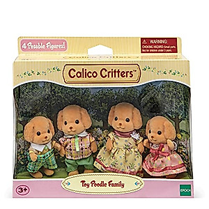 Calico CrittersToy Poodle Family, 3 inches