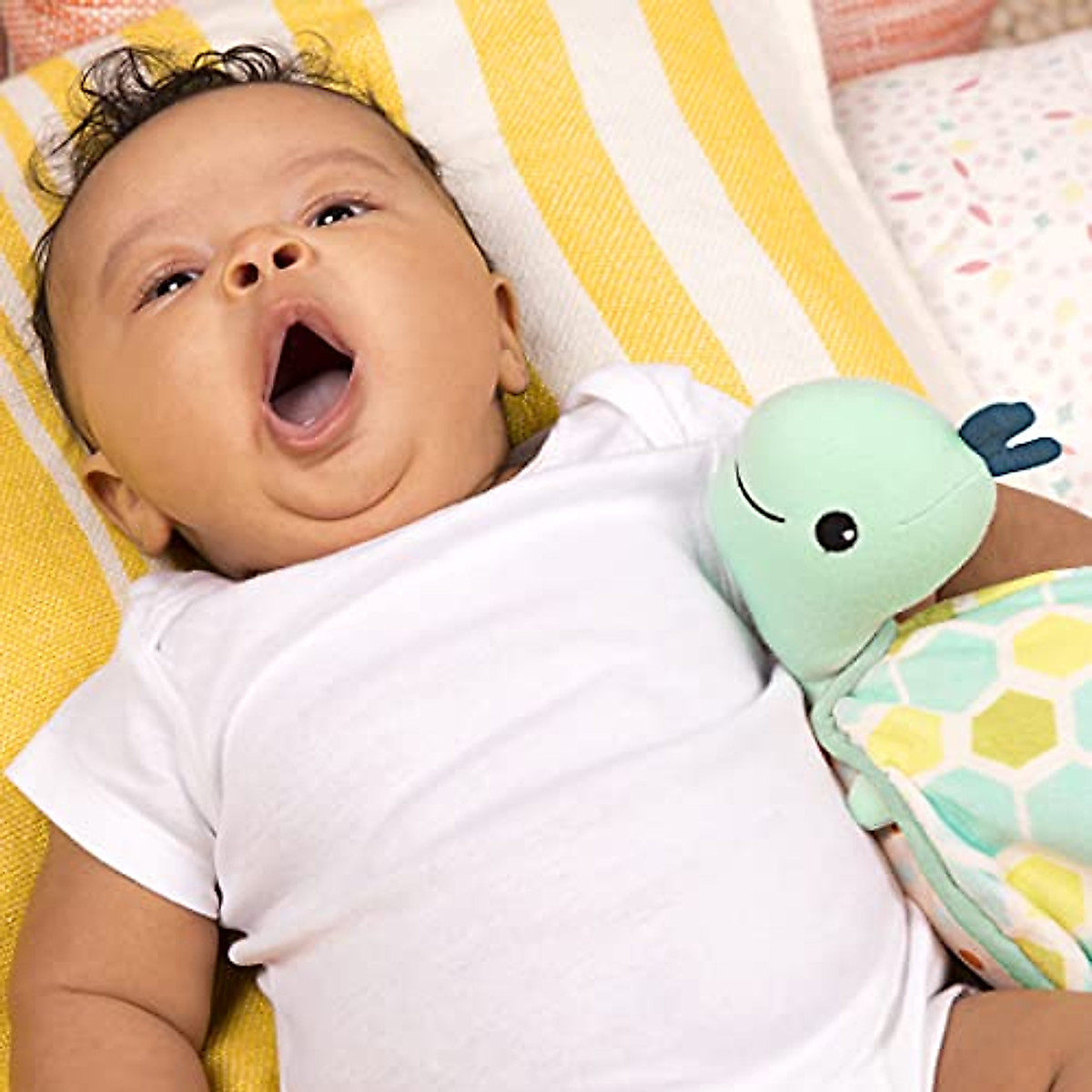 B. toys- B. baby- Baby Glowable Soothing Plush Turtle with Lights & Sounds- Glow Zzzs Turtle Shellé0 Months +