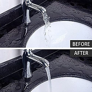 Juvielich Faucet Aerators Faucet Flow Restrictor Replacement Parts Insert Sink Aerator for Bathroom or Kitchen 20mm 5PCS