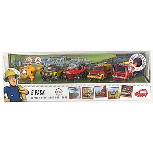 Majorette 7/203094002038 SLP GIFTPACK 5pcs Miniature Cars Set, Red/Yellow