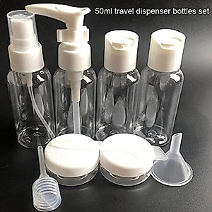 8pcs Compression Packing Cubes for Suitcases + 4pcs Compression Vacuum Storage Bags + Travel Dispenser Bottles Set, Luggage Packing Organizers Travel Accessories (pink)