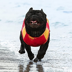 Fitwarm 2 Pack Tie Dye Dog Shirt, Summer Dog Clothes for Small Dogs Boy, Lightweight Pet Tshirt, Cat Outfit, 100% Breathable Cotton, Red, Yellow, Blue, XS