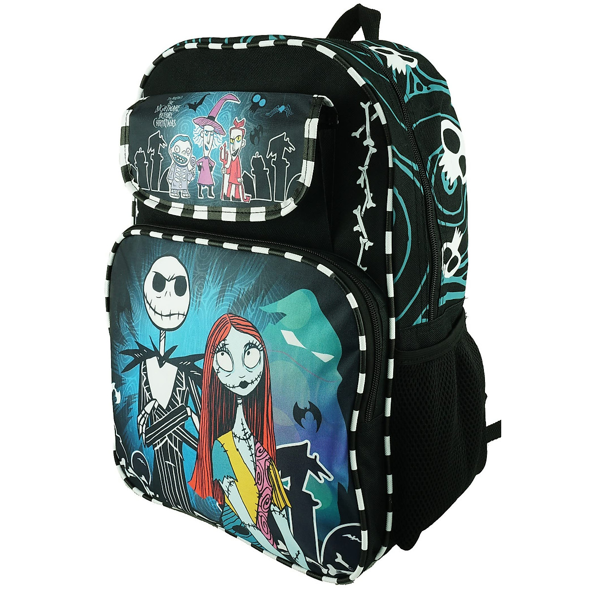 Nightmare Before Christmas Jack and Sally 16 Backpack