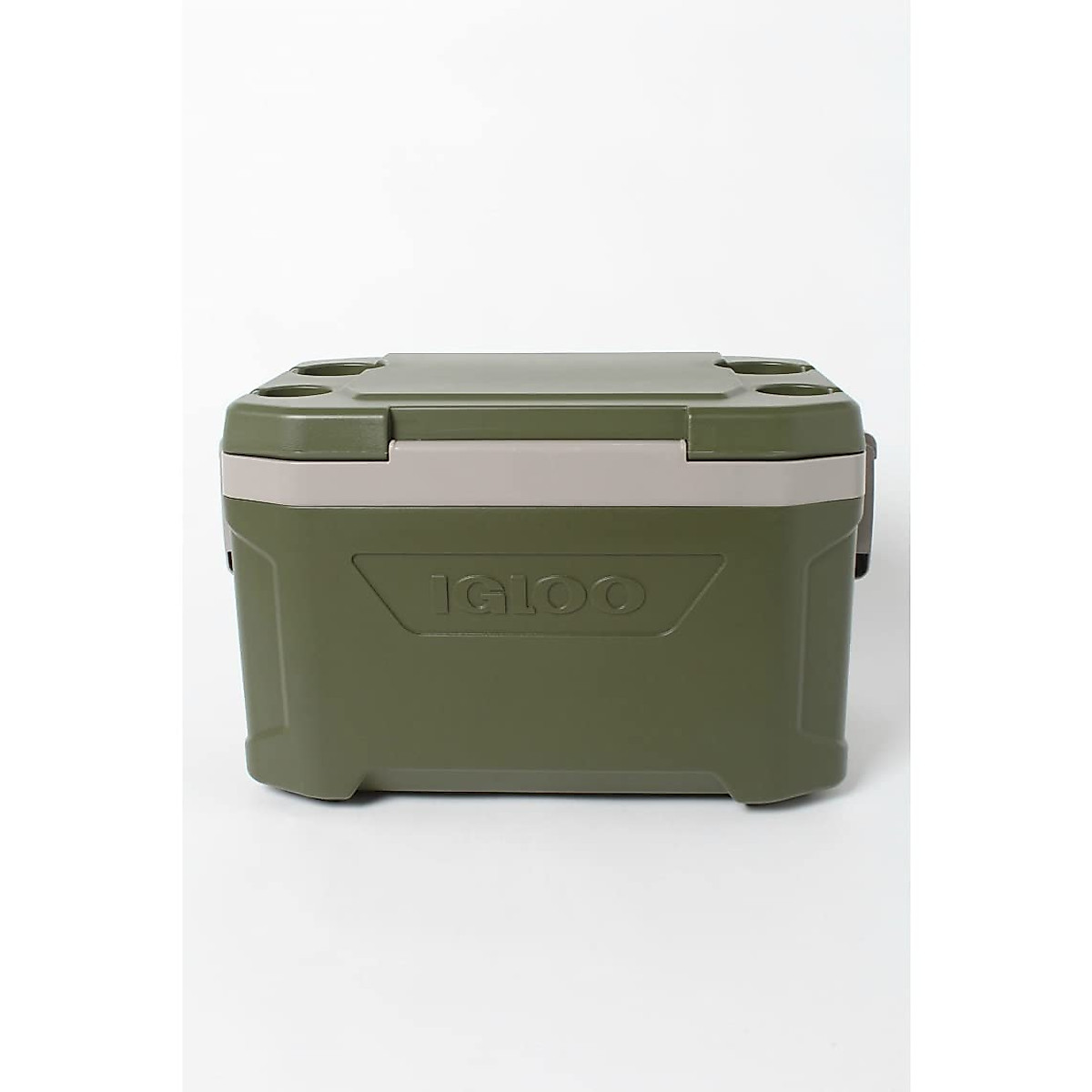 Igloo 60367 Sportsman Latitude 52 Cooler Box, Approx. 11.2 gal (49 L), Sportsman, Latitude, Outdoor, Camping, Leisure, Fishing, Green