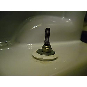 Stinky John's Tall Toilet Bolt Caps: Don't Cut Those Bolts! 100% Made in USA! (Universal Fit, 4 Pack)