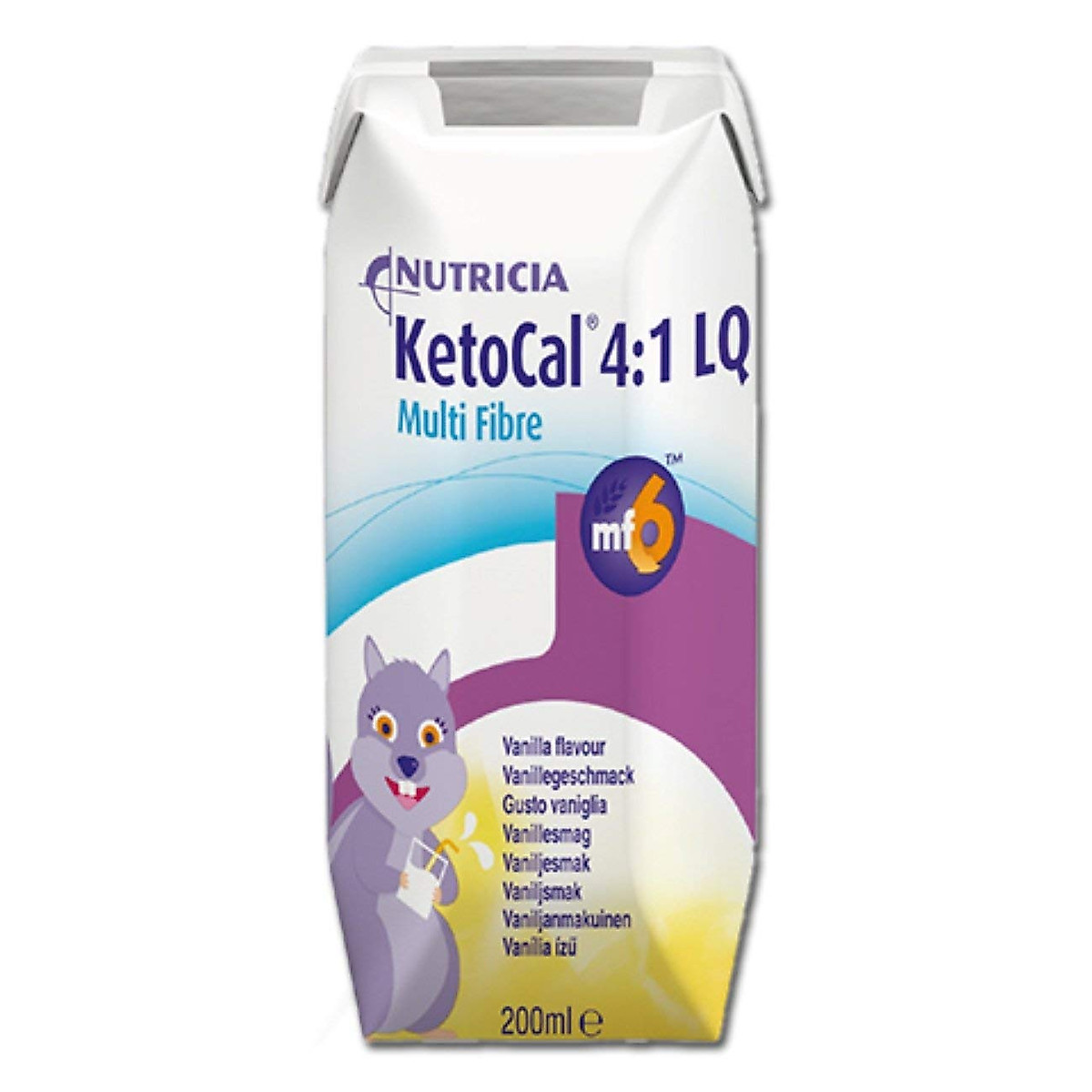 KetoCal 4:1 Vanilla Flavour Ready-to-Feed Liquid 8 oz.