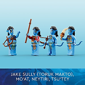 LEGO Avatar Toruk Makto & Tree of Souls 75574 Building Set - Movie Inspired Toy Set with Jake Sully and Neytiri Minifigures, Direhorse Animal Figure, Glow in The Dark Pandora Adventure