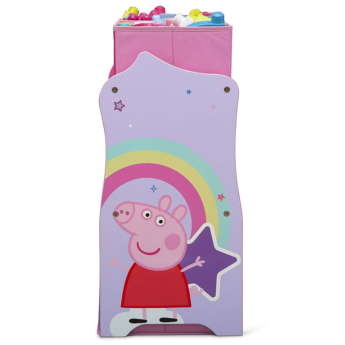 Delta Children Design & Store 6 Bin Toy Storage Organizer, Peppa Pig
