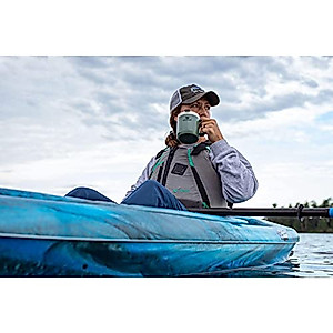 Stanley Legendary Camp Mug, 12oz, Stainless Steel Vacuum Insulated Coffee Mug with Drink-Thru Lid (Green/Matte Black)
