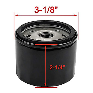 Hipa 698754 273638 Air Filter 691035 Fuel Filter 696854 Oil Filter Spark Plug for Intek Extended Life Series V-Twin 18-26 HP Lawn Mower 499486 499486S 273638