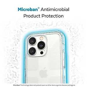 Speck Clear iPhone 14 Pro Case - Slim Phone Case with Drop Protection, Scratch Resistant & Anti Yellowing Case with No Slip Grip for iPhone 14 Pro 6.1 Inch Model - GemShell Grip Hard Case