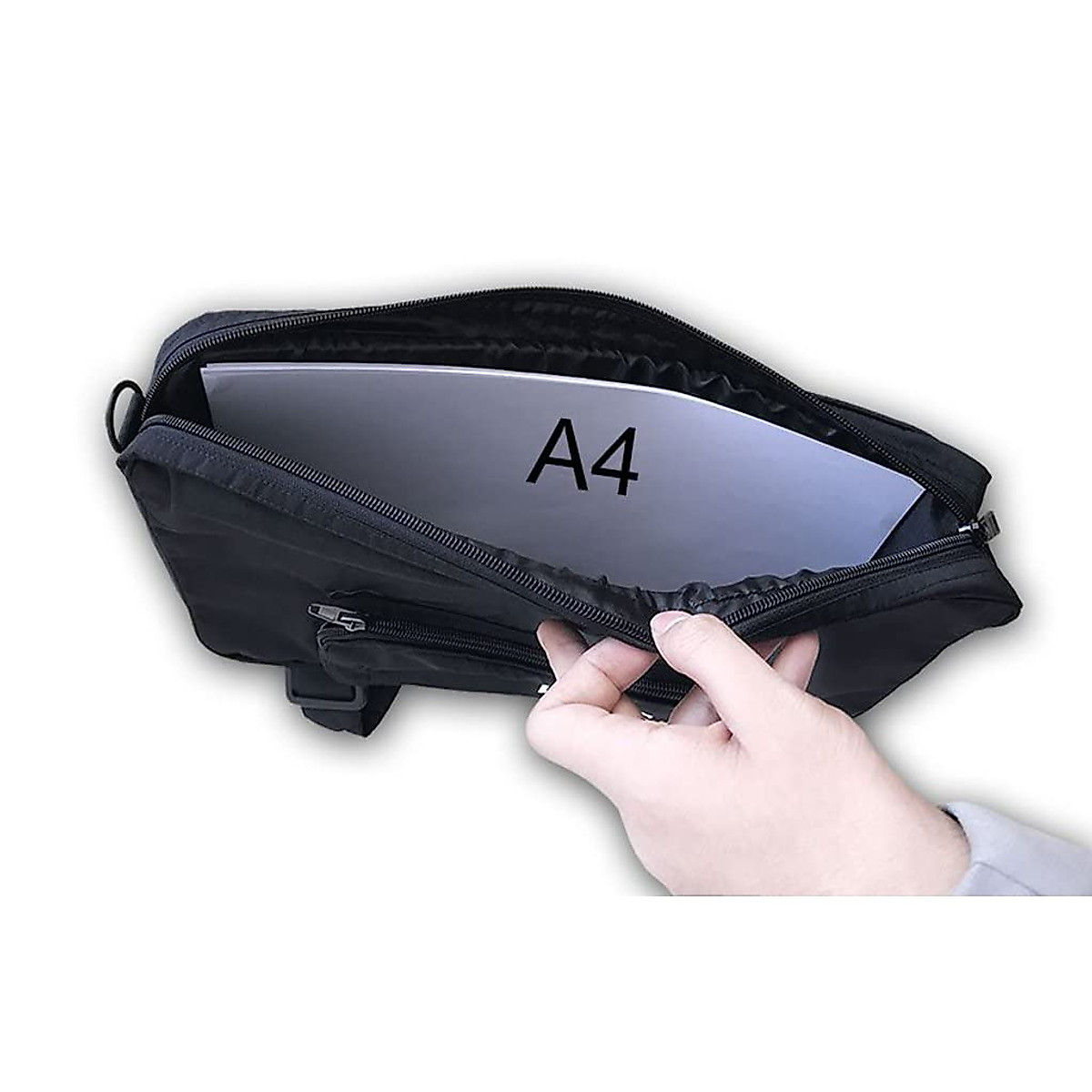 AnimeDiycos Watch Dogs 2 Marcus Bag Mens Cross Body Bags Backpack S, Black