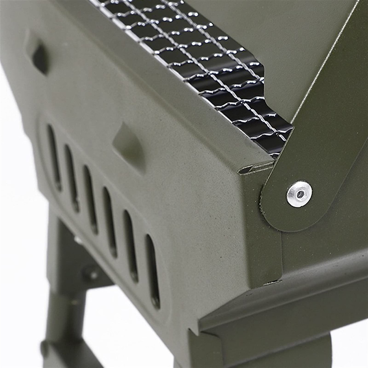 TAMYID Charcoal Grills, Collapsible Portable Grill Camping Outdoor Portable Charcoal BBQ Grill Cooking Utensils Party Cooking Tools Portable Grill